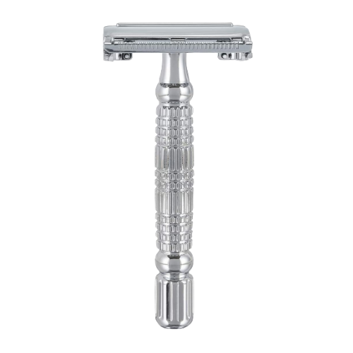 Gunmetal Chrome Plated Safety Razor – Brothers & Bonds Co.